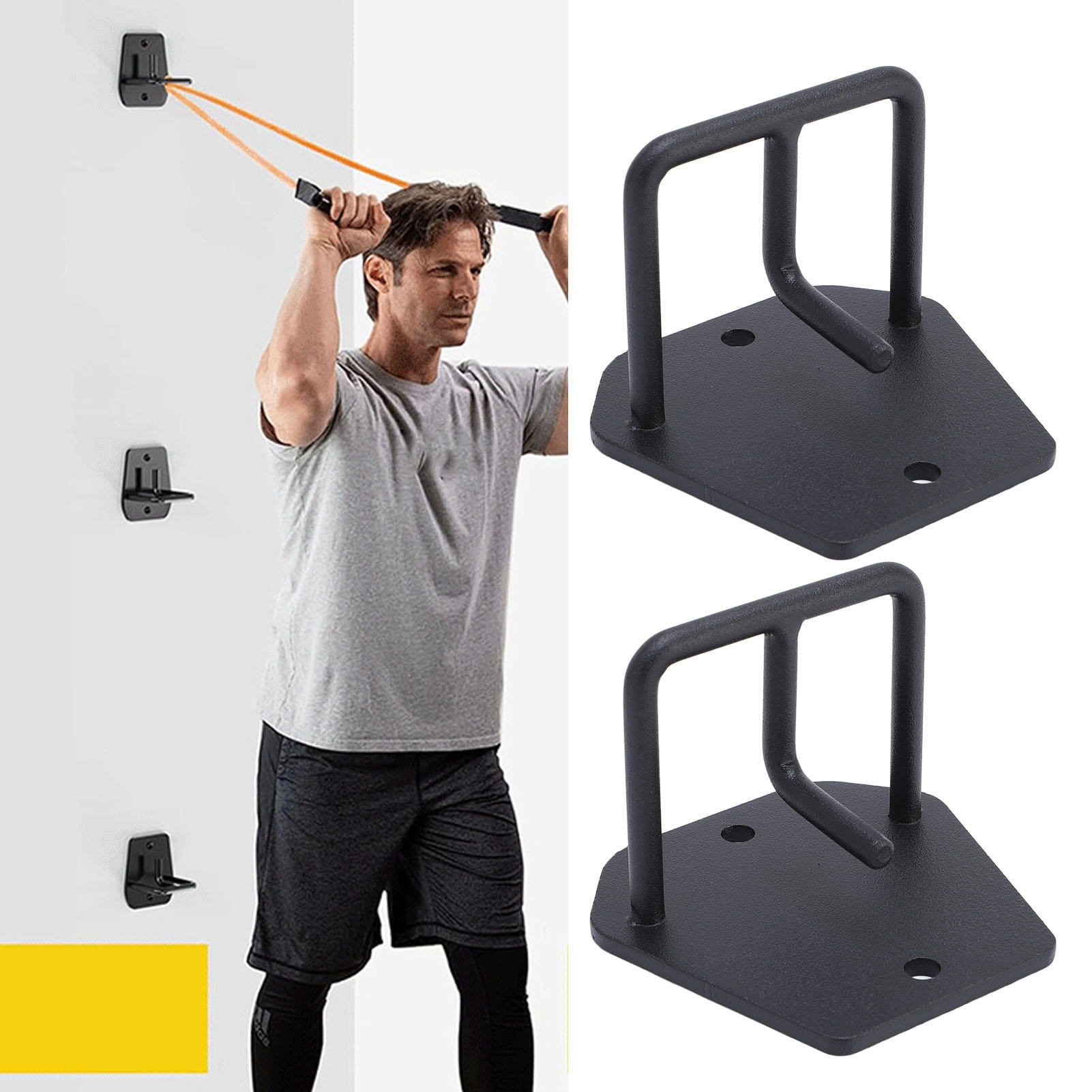 Xirurus Resistance Bands wall Anchor with Heavy‑Duty Metal Hook, Battle ...