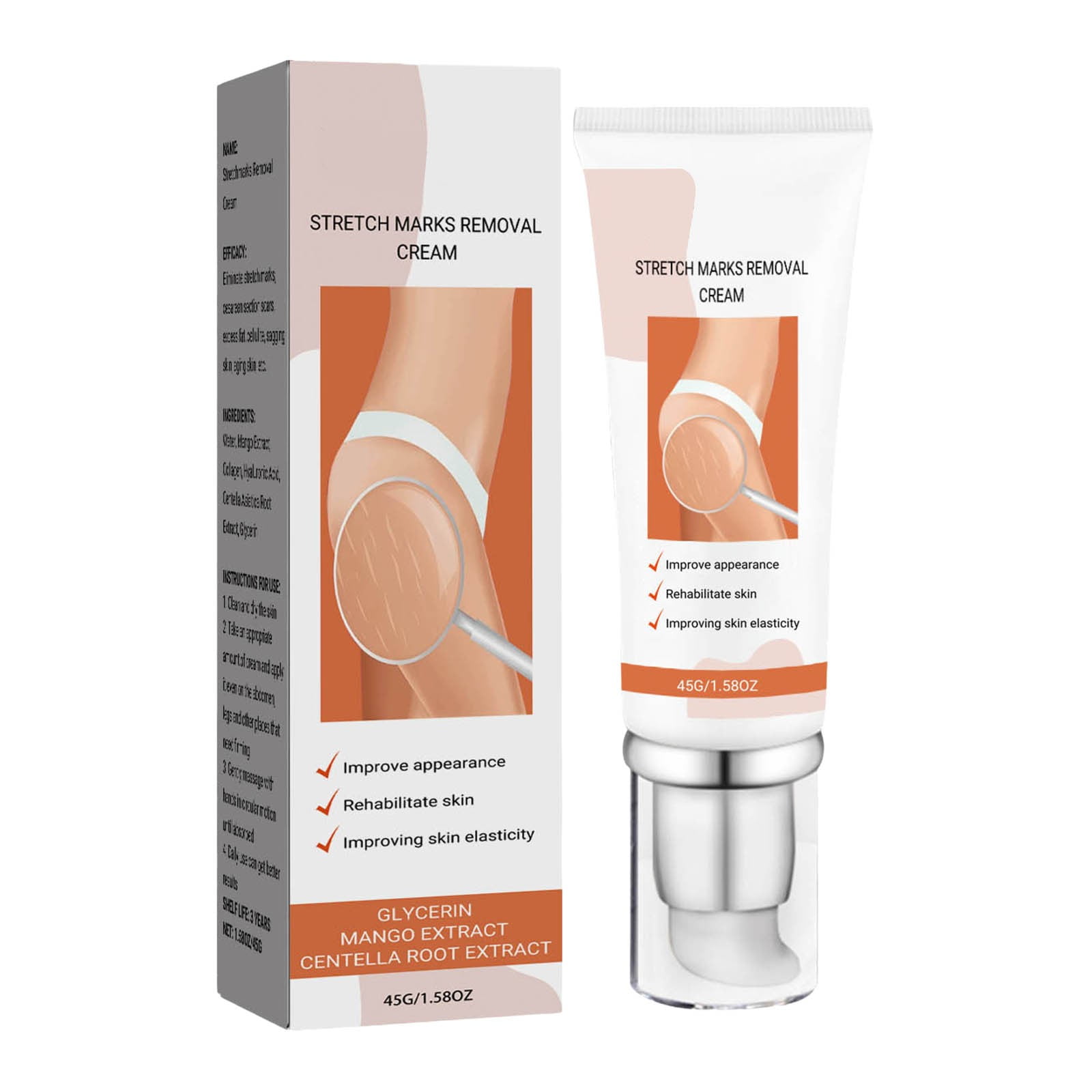Xiuong Stretchmarks Removal Cream, Stretch Mark Removal Cream - Walmart.com