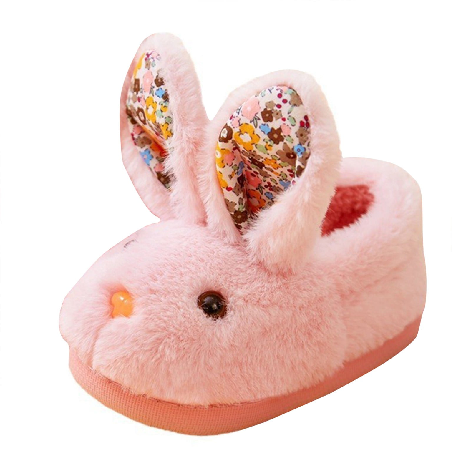 Xiuong Toddler Boys Girls Cute Bunny Slippers Kids Winter Fuzzy Warm ...