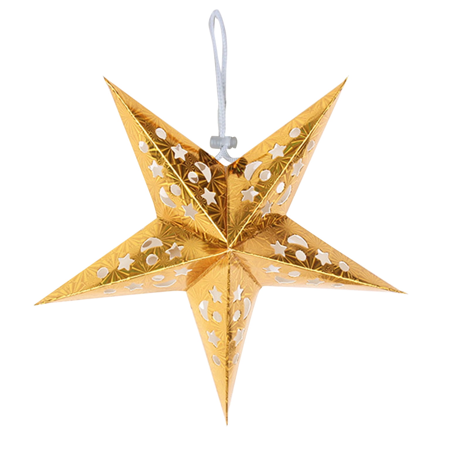 Xiwaer 12 Inch Christmas Decoration Xmas Paper Star Holiday Star ...