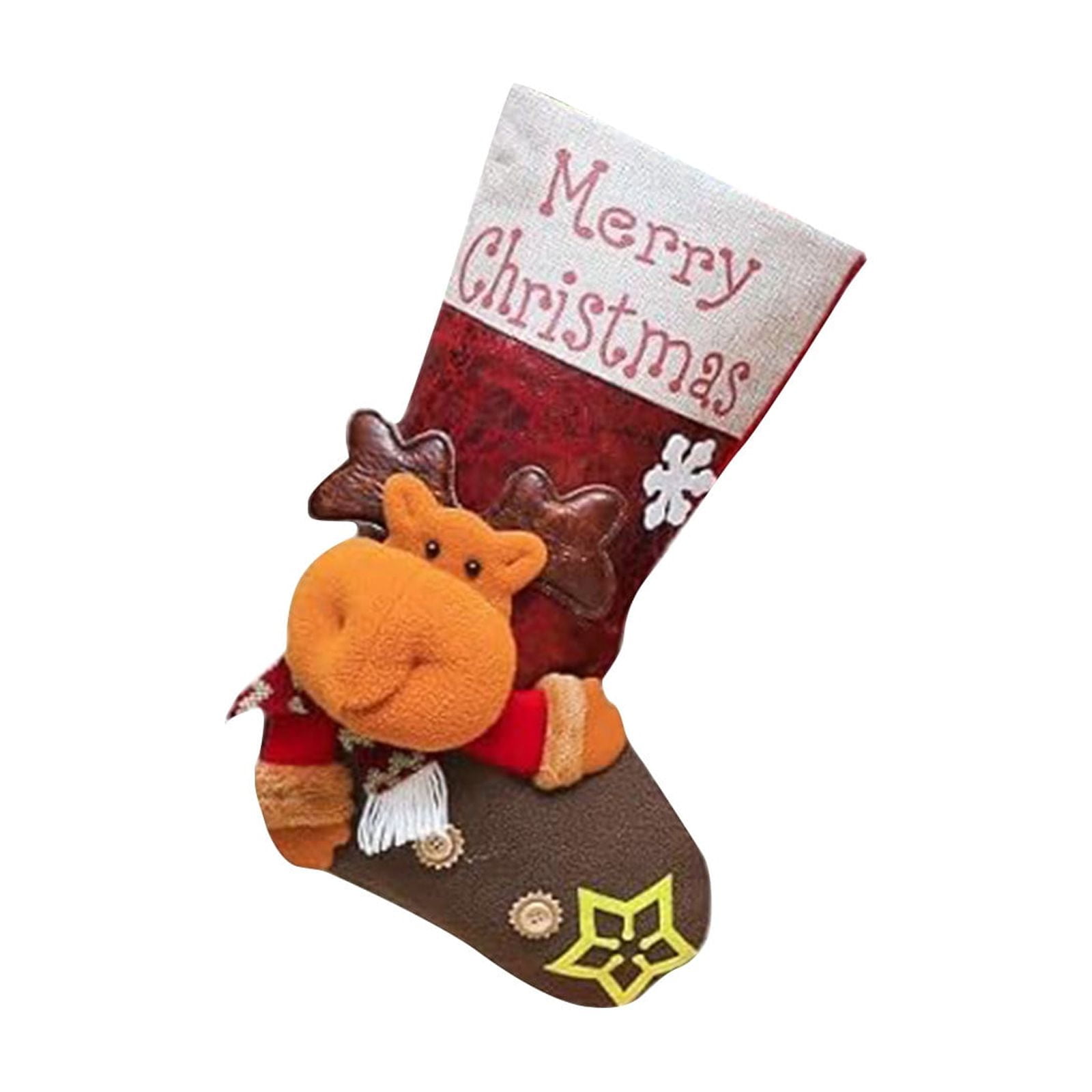 Xiwaer Christmas Stockings -18.5 Inch Large Christmas Stocking, 3D Cute ...