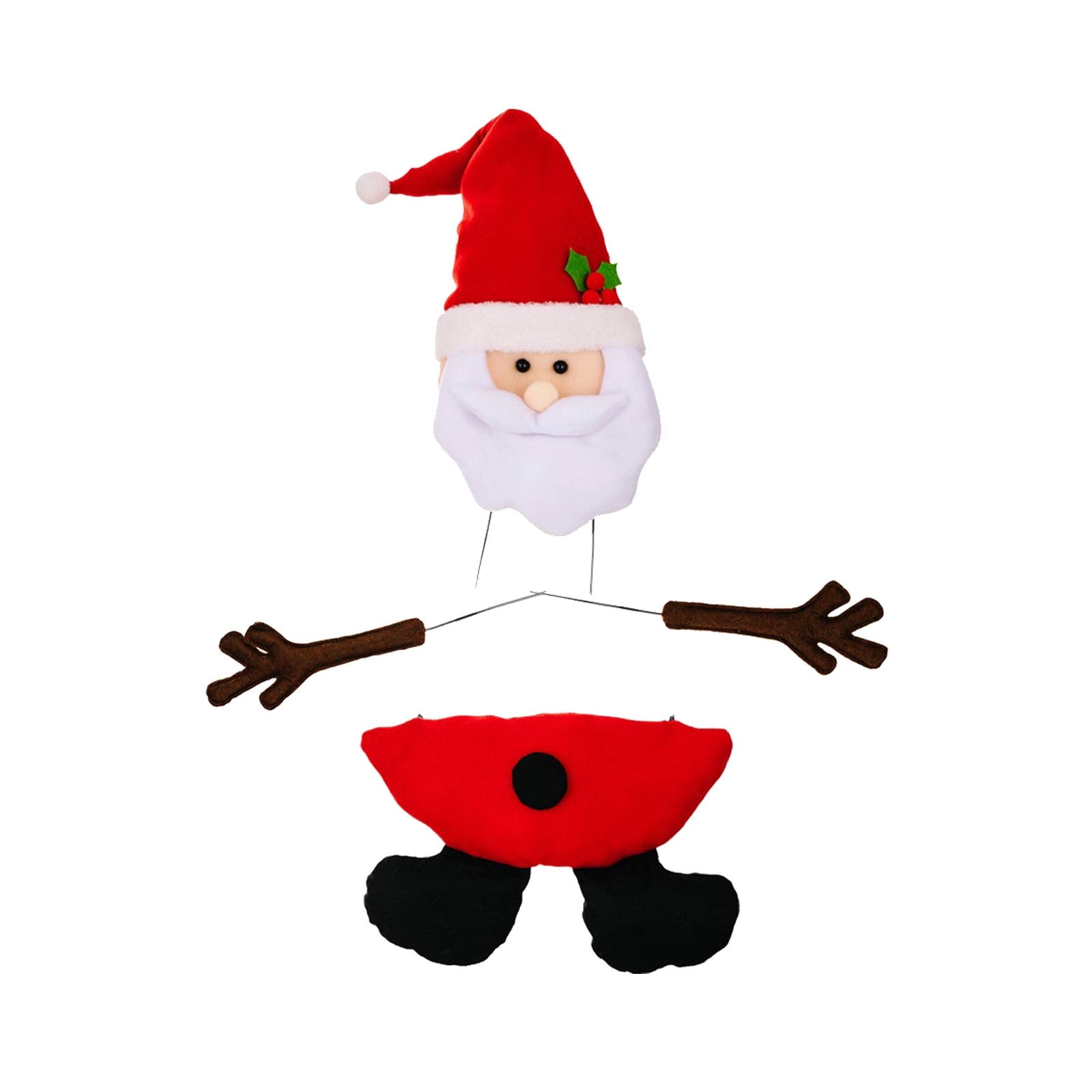 Xiwaer Christmas Tree Topper Cute Top Hat Winter Party Tree Decorations ...