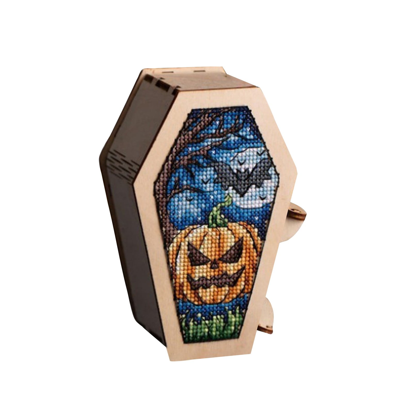 Xiwaer Halloween Coffin Cross Kit Gothic Halloween Embroidery With ...