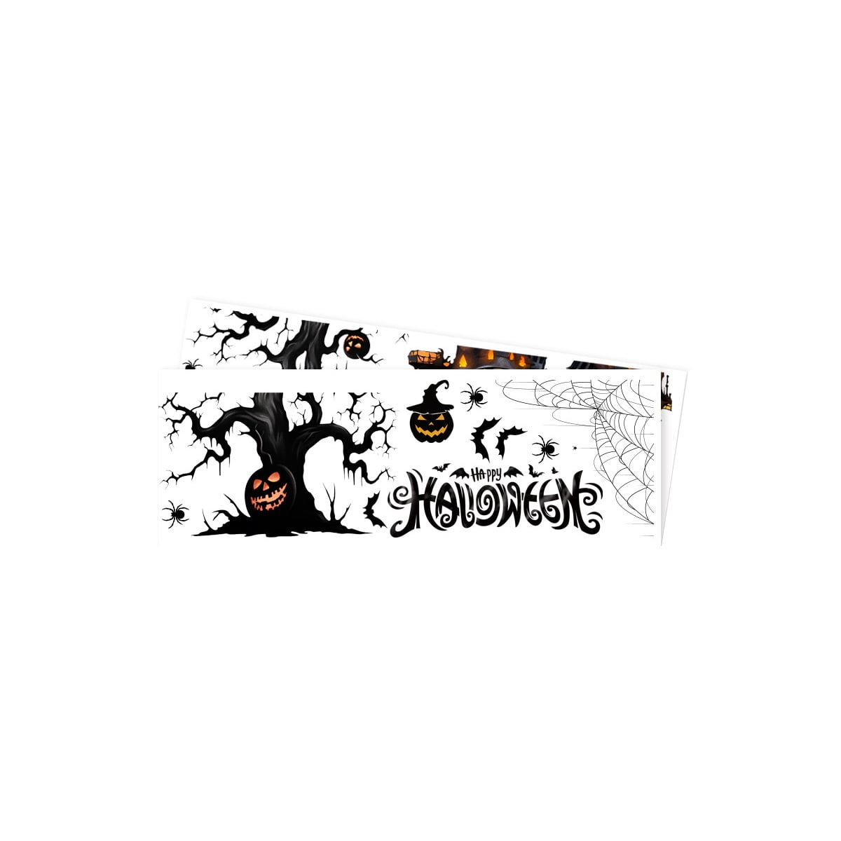 Xiwaer Halloween Witch Wall Decals Wall Window Sticker Decor Halloween ...