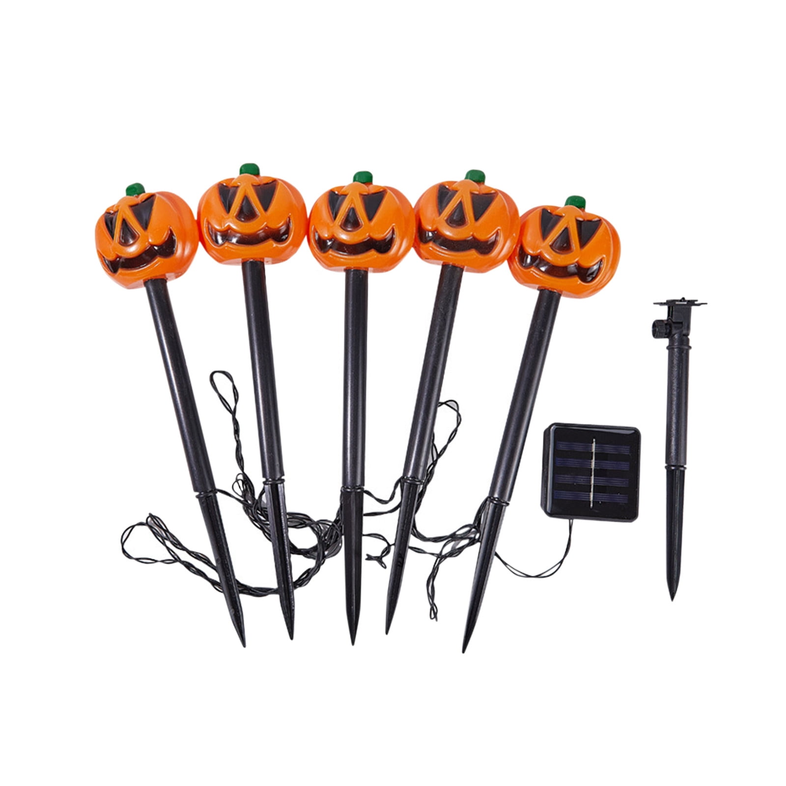 Xiwaer Solar Powered Halloween Pumpkins Outdoor Lights Creative ...