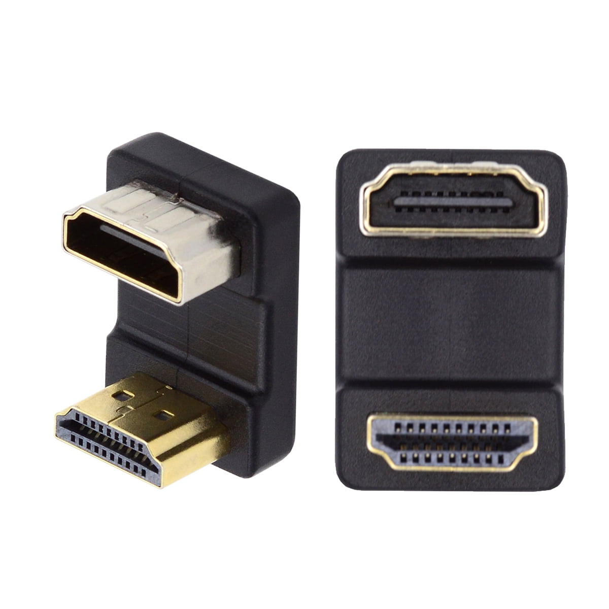 Xiwai 2pcs/lot Up & Down HDMI 1.4 Male Type-A to HDMI Female Port Saver ...