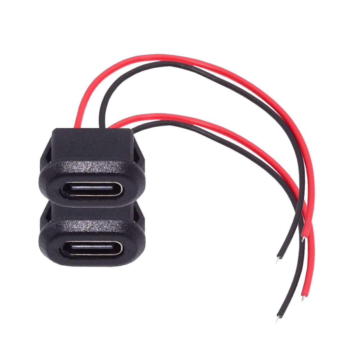 Xiwai 2pcs/set DIY OEM Type-C USB-C Female Socket to 2Pin Open Cable ...