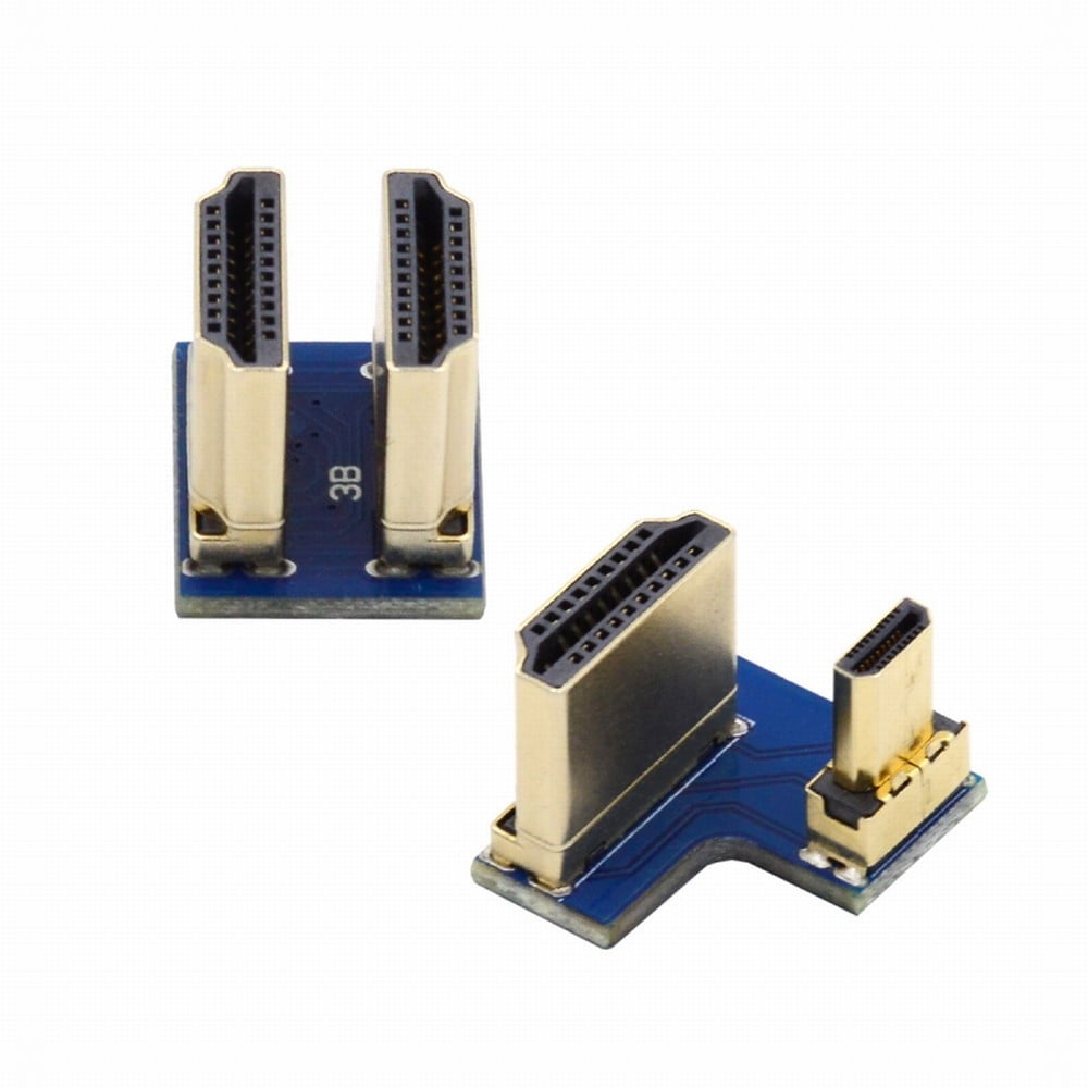 Xiwai 2pcs/set HDMI to Micro HDMI Type A to Type-D Male Connector ...