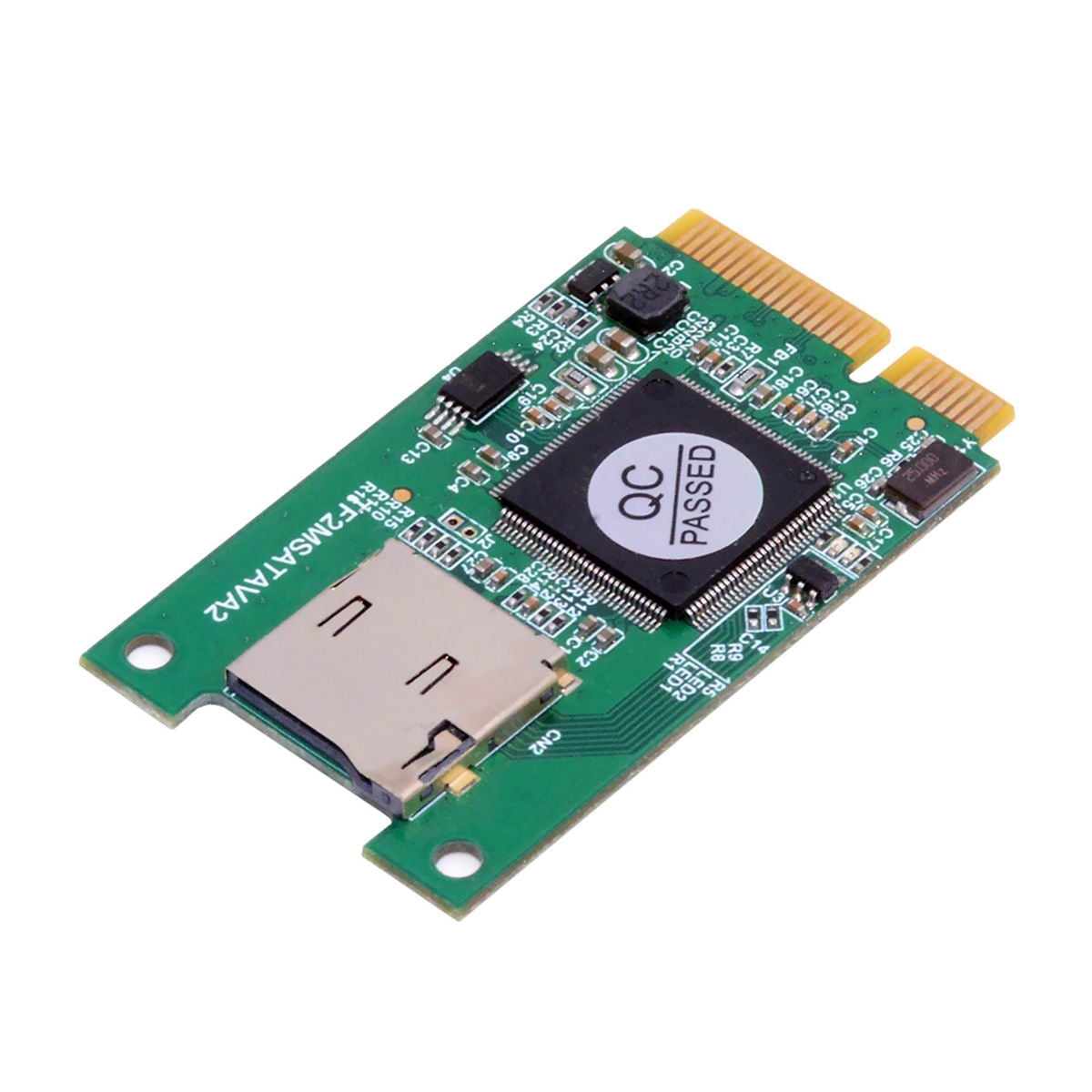 Xiwai 30x50mm MSATA to Micro SD T-Flash TF Card Rearder Adapter ...