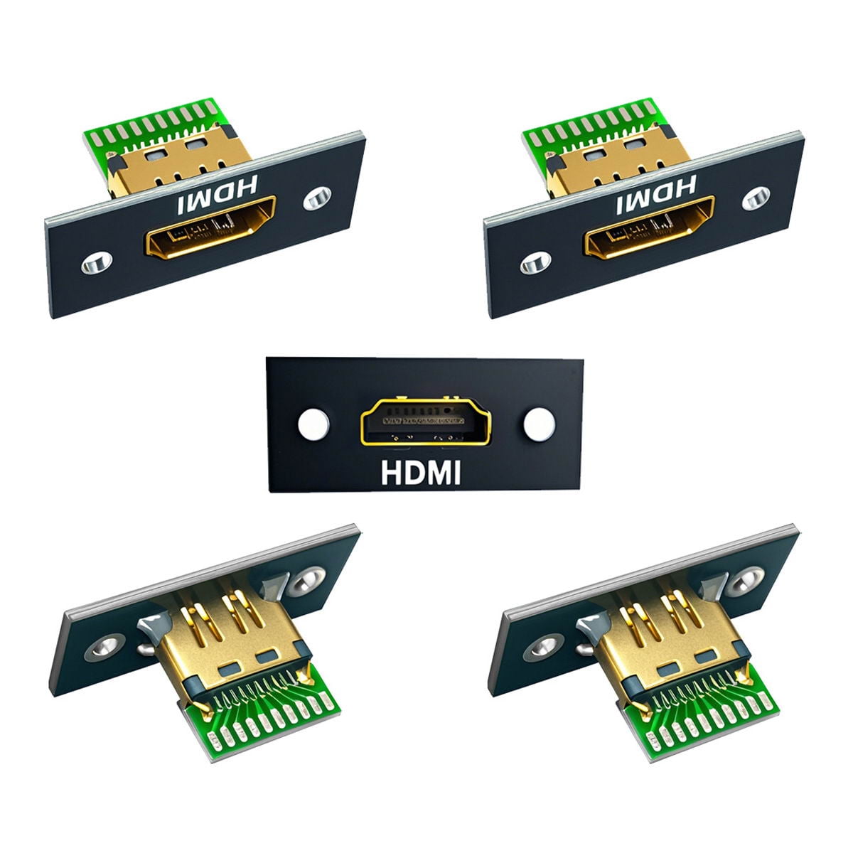 Xiwai 5pcs/set DIY OEM HDMI 8K Type-A Female Socket Connector ...