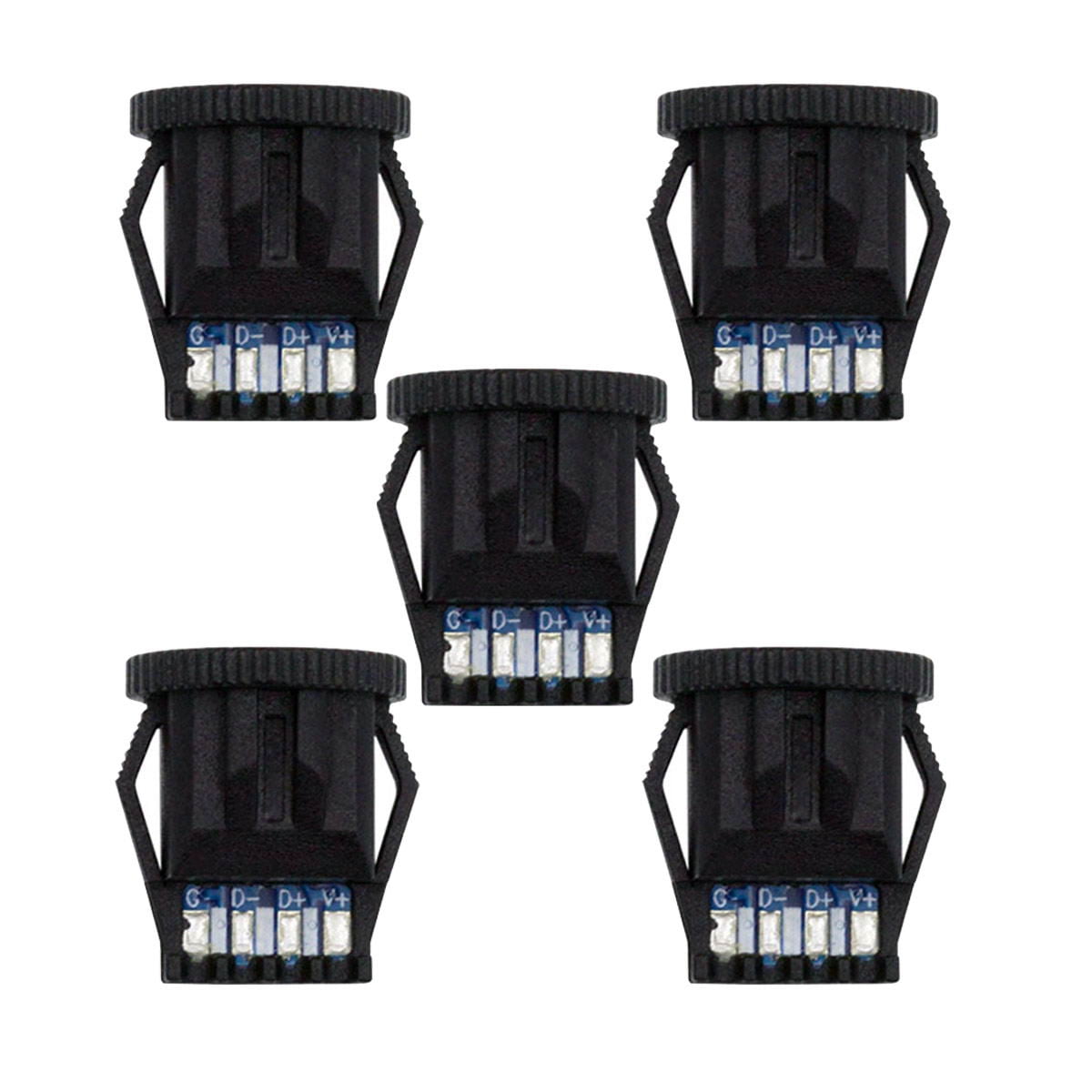 Xiwai 5pcs/set DIY OEM Type C Female Socket Connector to 6Pin PCBA ...