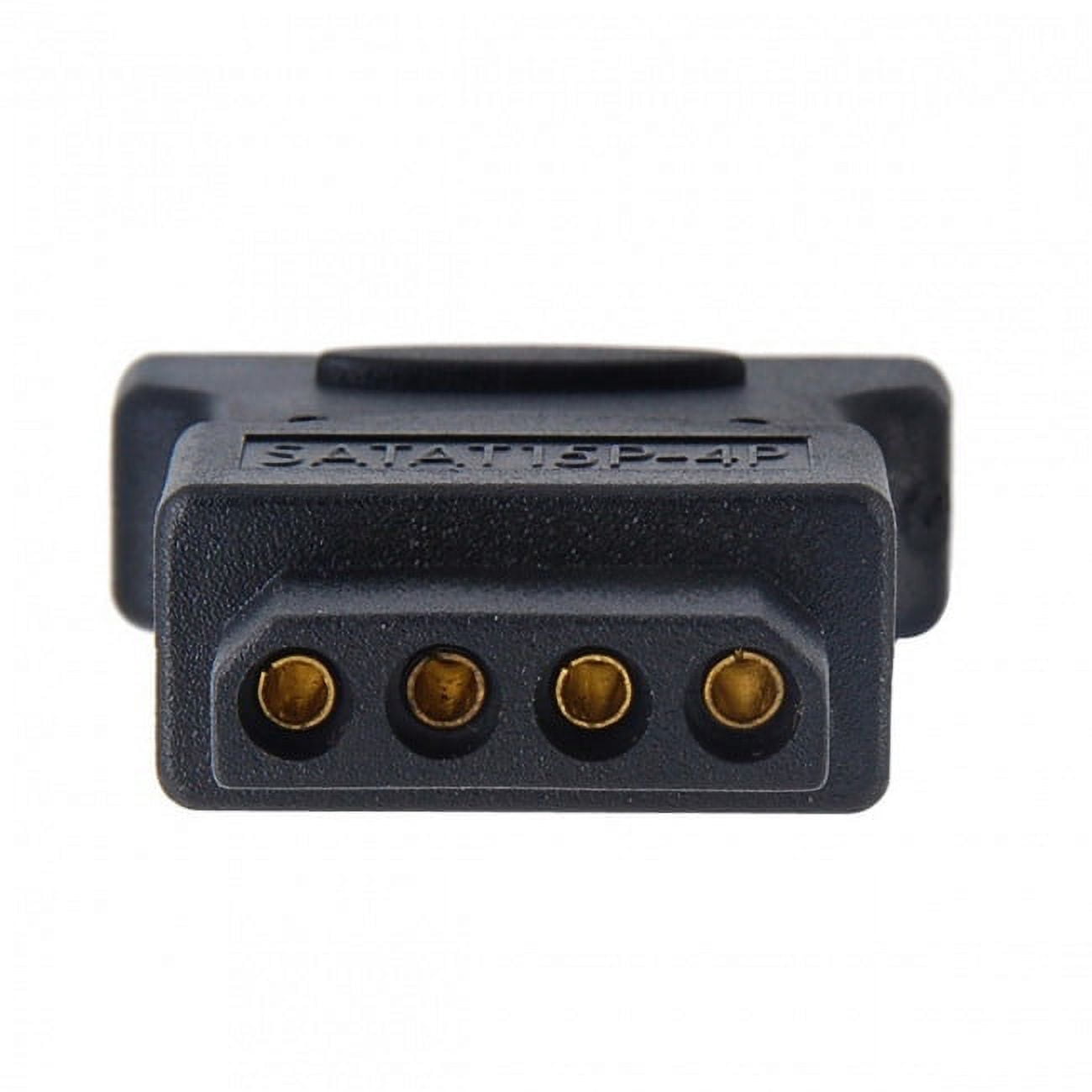 Xiwai Adapter 15Pin SATA Male Power Cable to Molex 4-pin IDE Hard Disk ...