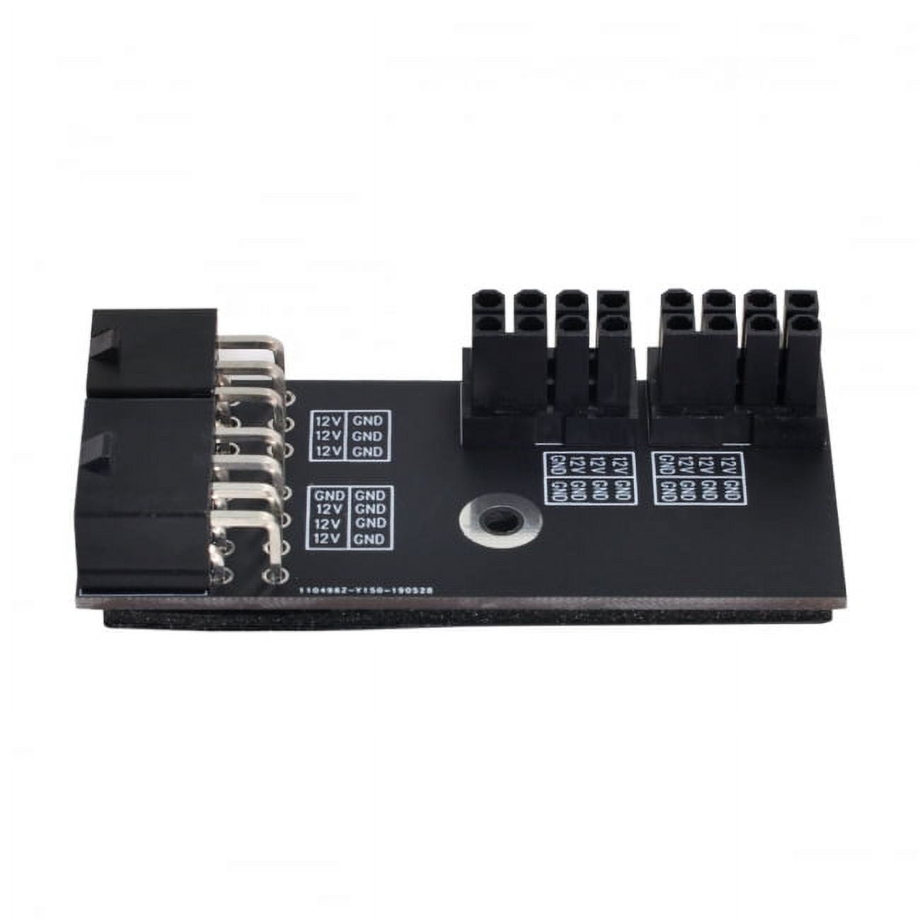 Xiwai Adapter Dual ATX 8Pin Female to 6+8pin Male 180 Degree Angled ...