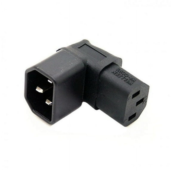 Xiwai Adapter IEC Male C14 to Up Direction Right Angled 90 Degree IEC Female C13 Power Extension ...