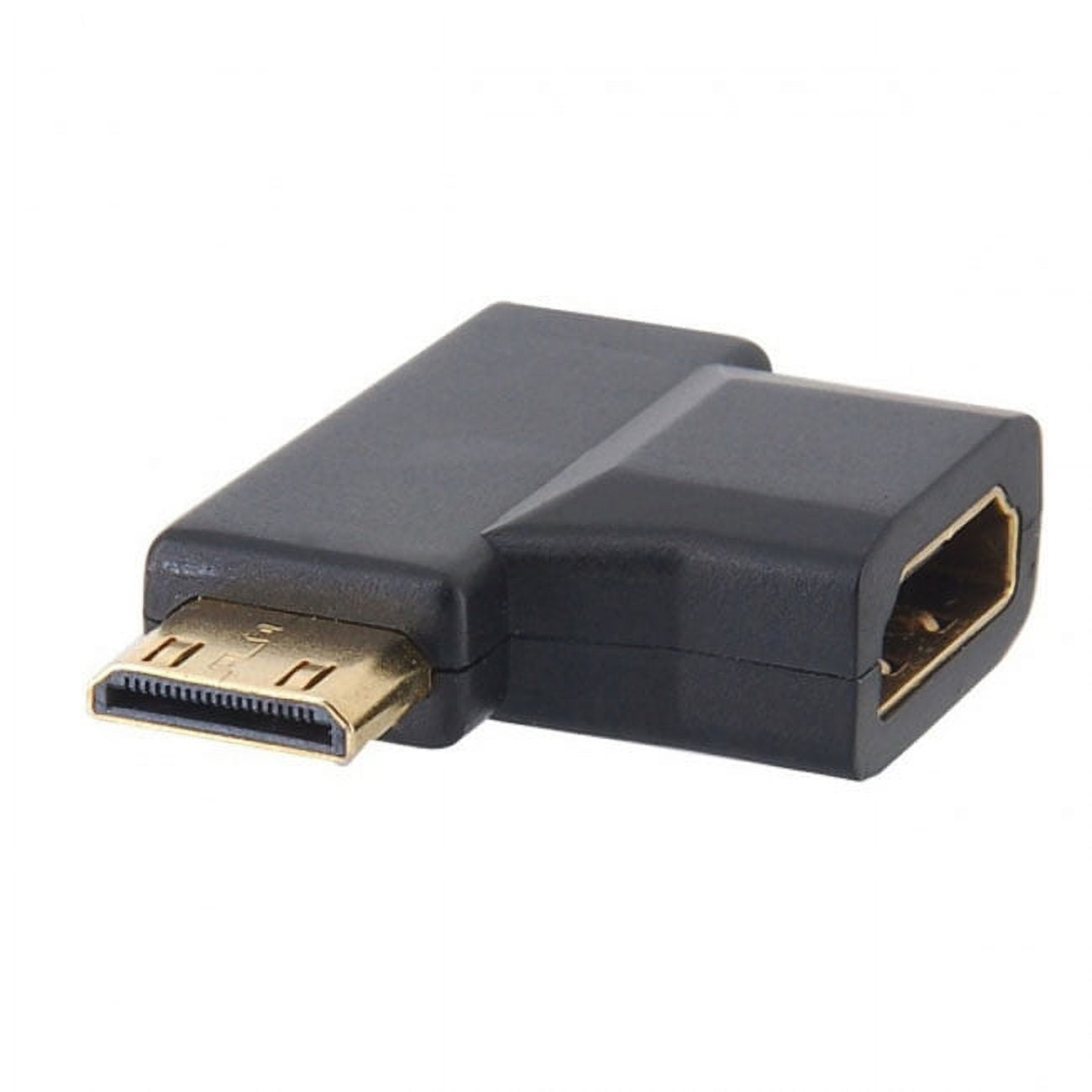 Xiwai Adapter Micro HDMI Male Mini HDMI Male to HDMI 1.4 Female 90 ...