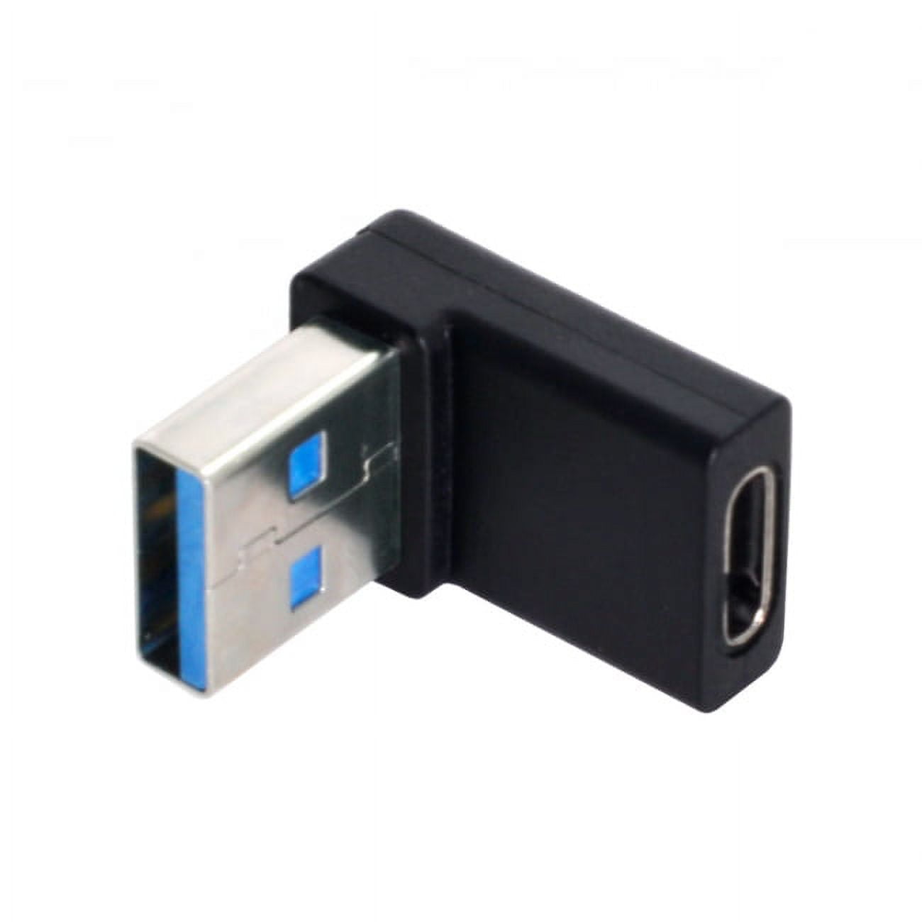 Xiwai Adapter USB-C Type C Female 90 Degree Down Angled to USB 3.0 A ...