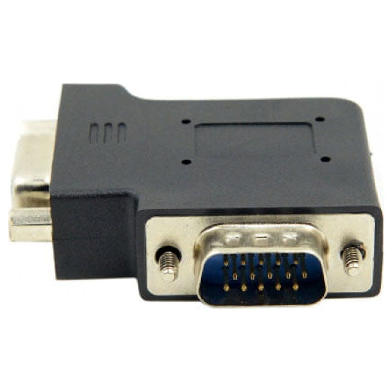 Xiwai Adapter Vertical Flat Left Angled 90 Degree VGA SVGA Male To ...