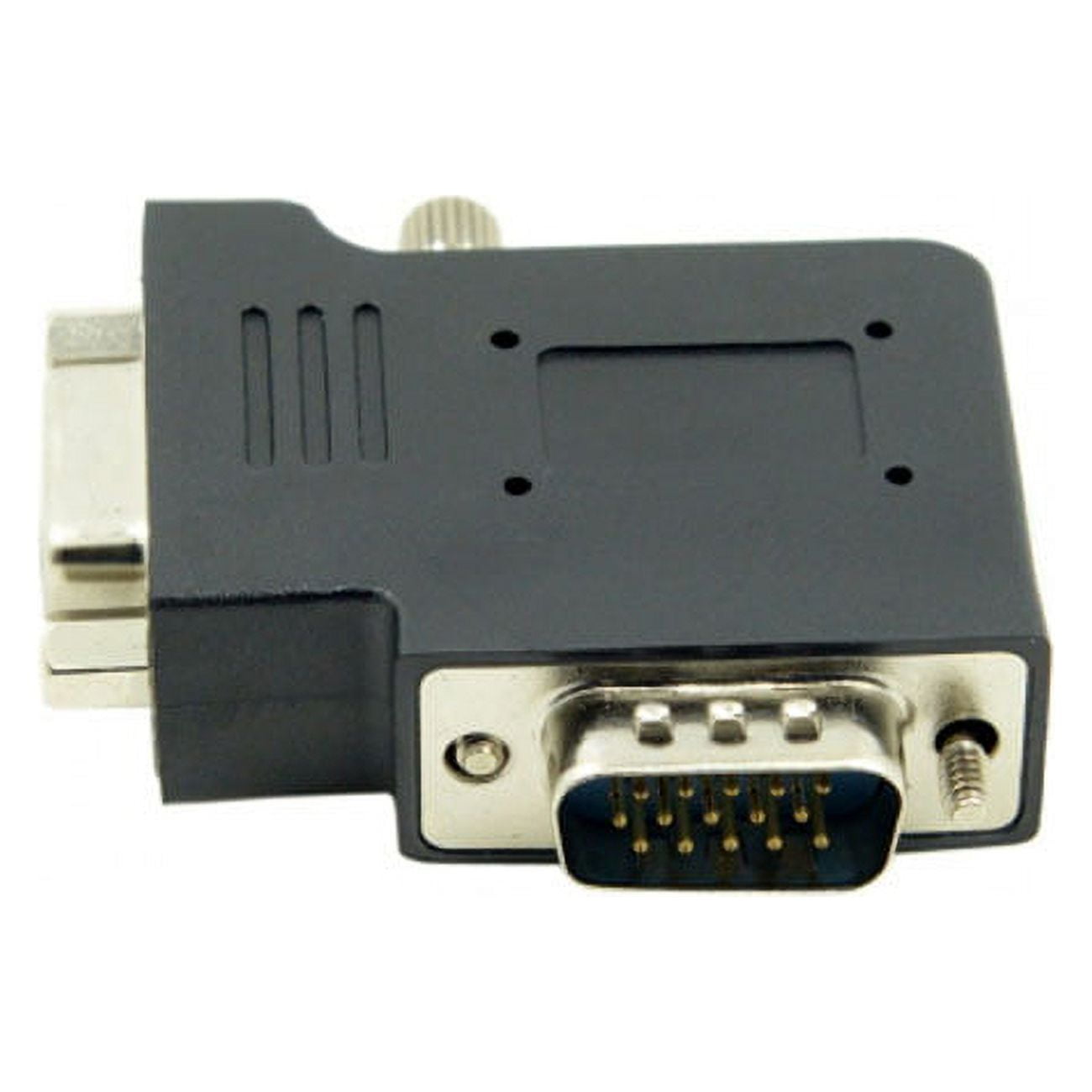 Xiwai Adapter Vertical Flat Right Angled 90 Degree VGA SVGA Male To Female Extension Adapter BK ...