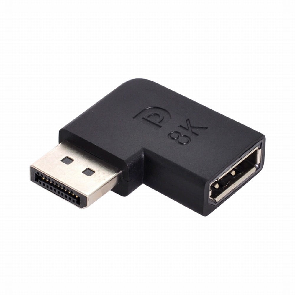 Xiwai Angled DisplayPort 1.4 Male to DP Female 8K 60hz Adapter Ultra-HD ...