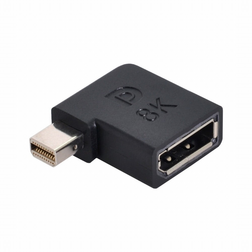Xiwai Angled Mini DisplayPort 1.4 Male to DP Female 8K 60hz Adapter ...