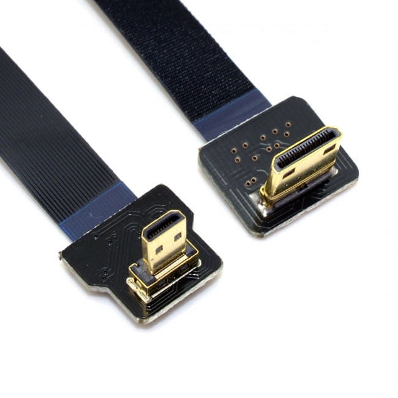 Xiwai CYFPV 90 Degree Down Angled FPV Micro HDMI Male to Mini HDMI FPC ...