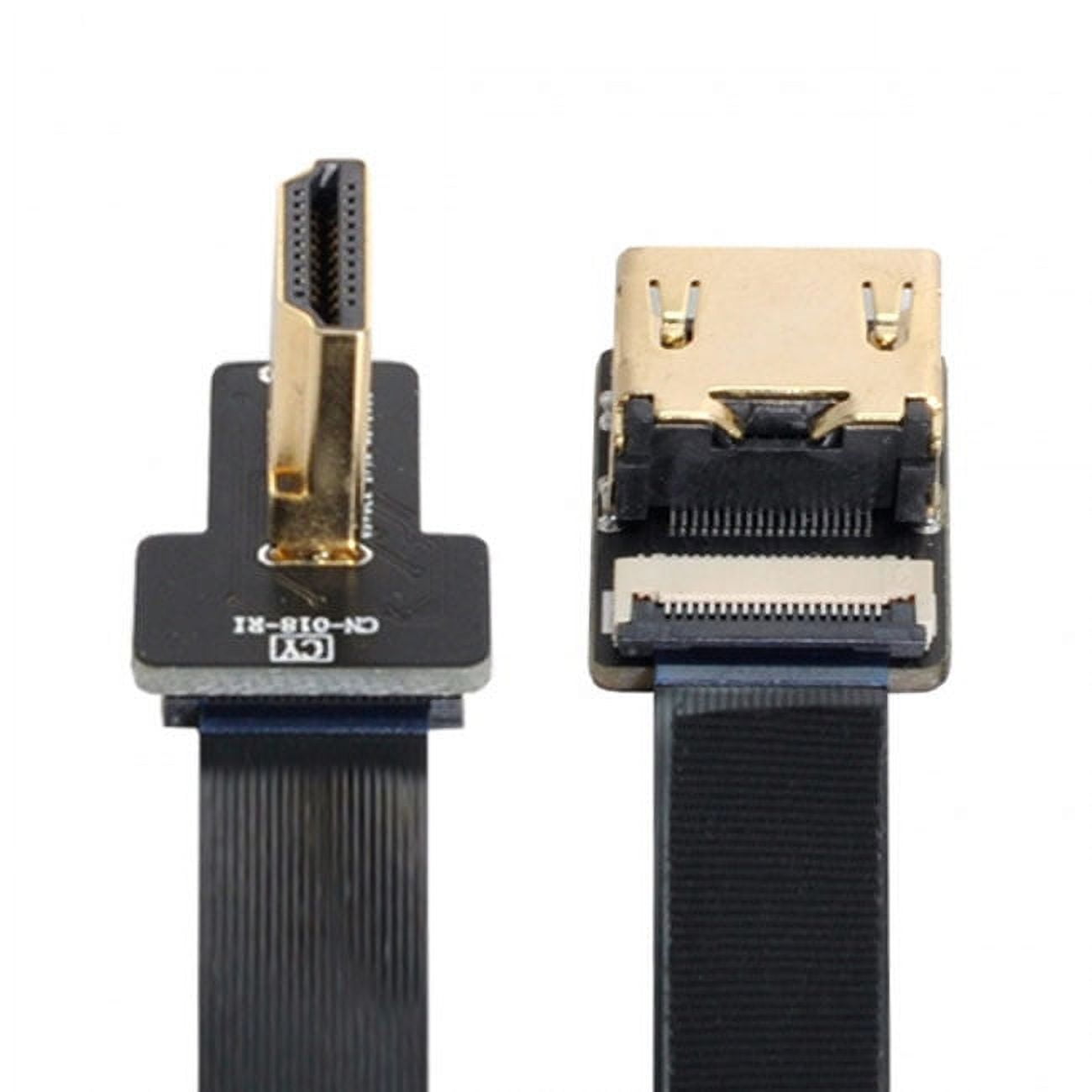 Xiwai CYFPV Left Angled 90 Degree HDMI Male to Female FPC Flat Cable ...