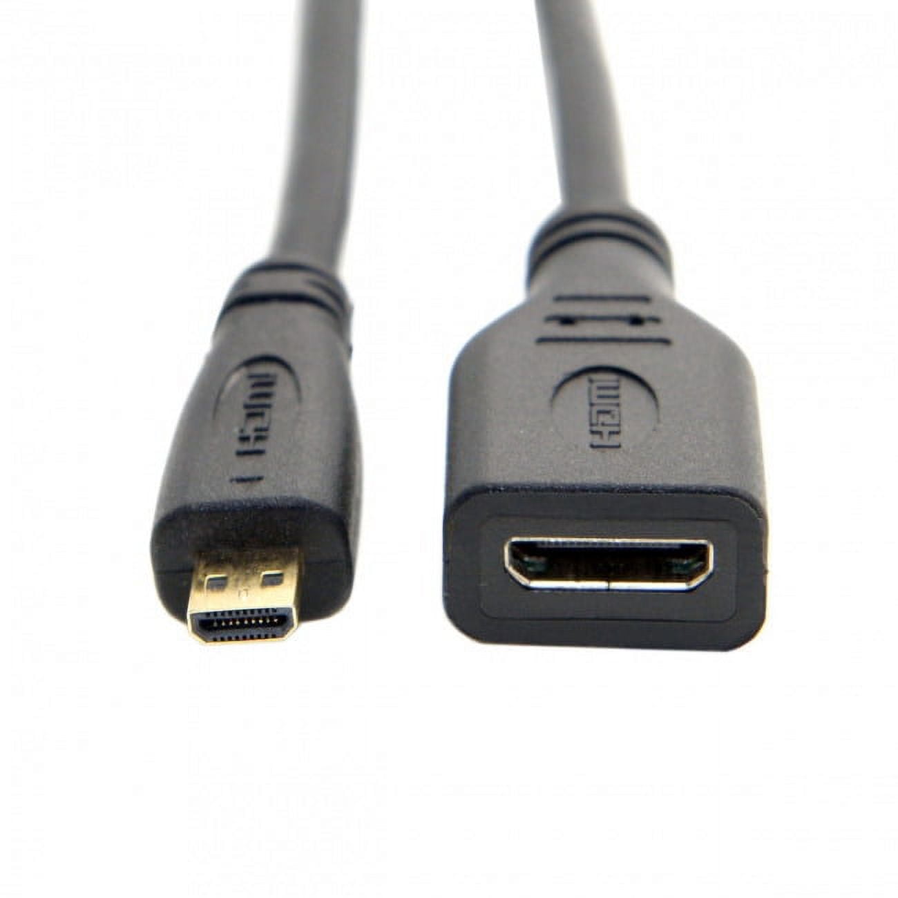 Xiwai Cable D Type Micro HDMI 1.4 Male to Mini HDMI 1.4 Female C Type ...
