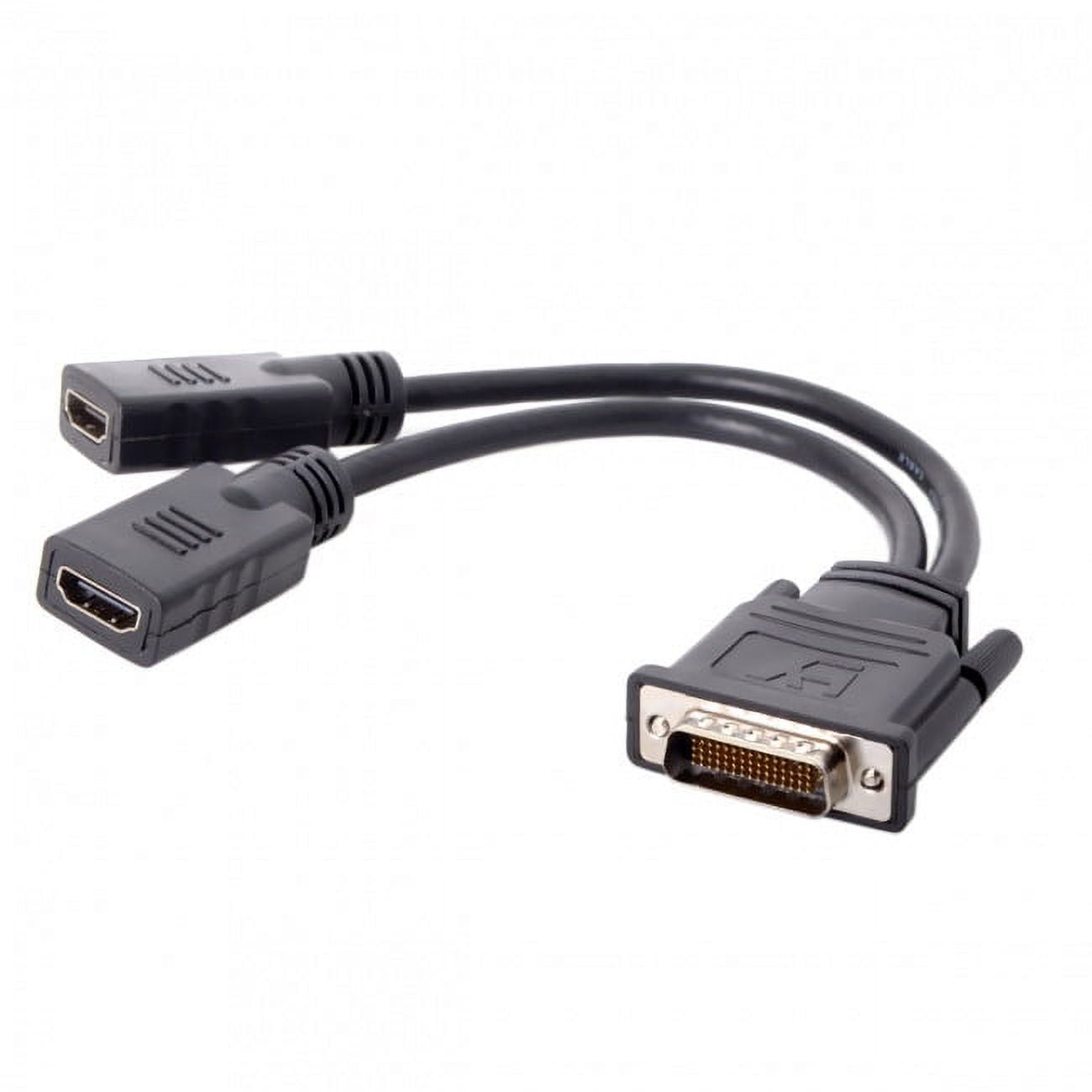 Xiwai Cable DMS-59Pin Male to Dual HDMI 1.4 HDTV Female Splitter ...