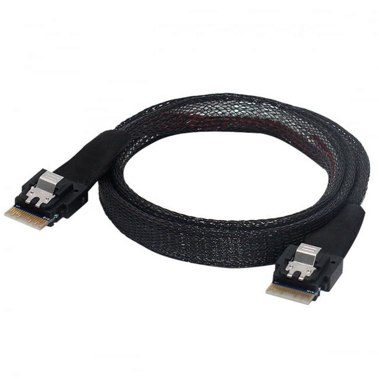 Xiwai Cable PCI-E Slimline SAS 4.0 SFF-8654 4i 38pin Host to SFF-8654 ...