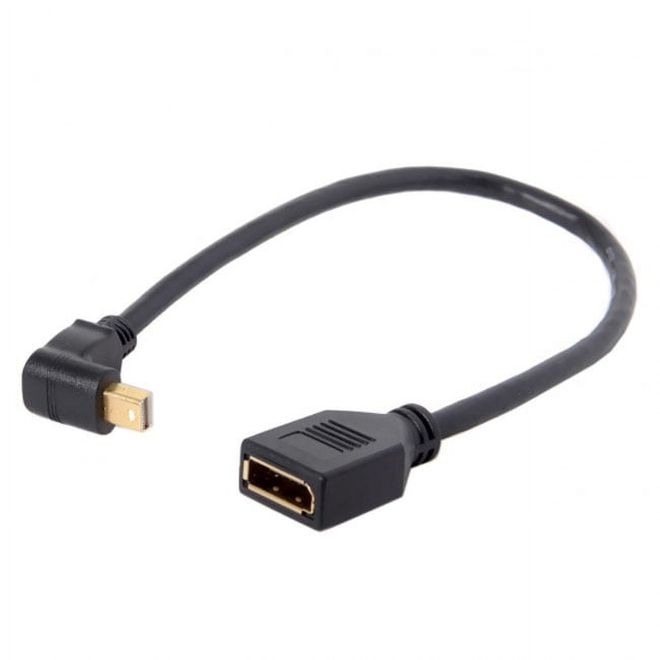 Xiwai Cable Up Angled Mini DP DisplayPort 90 Degree to DisplayPort ...