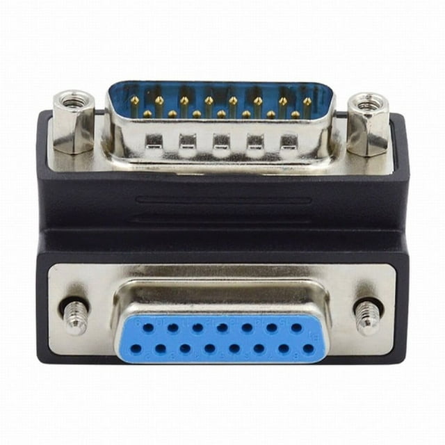 Xiwai DSUB RS232 D-subminiature 15pin Male Nut to Female Screw ...