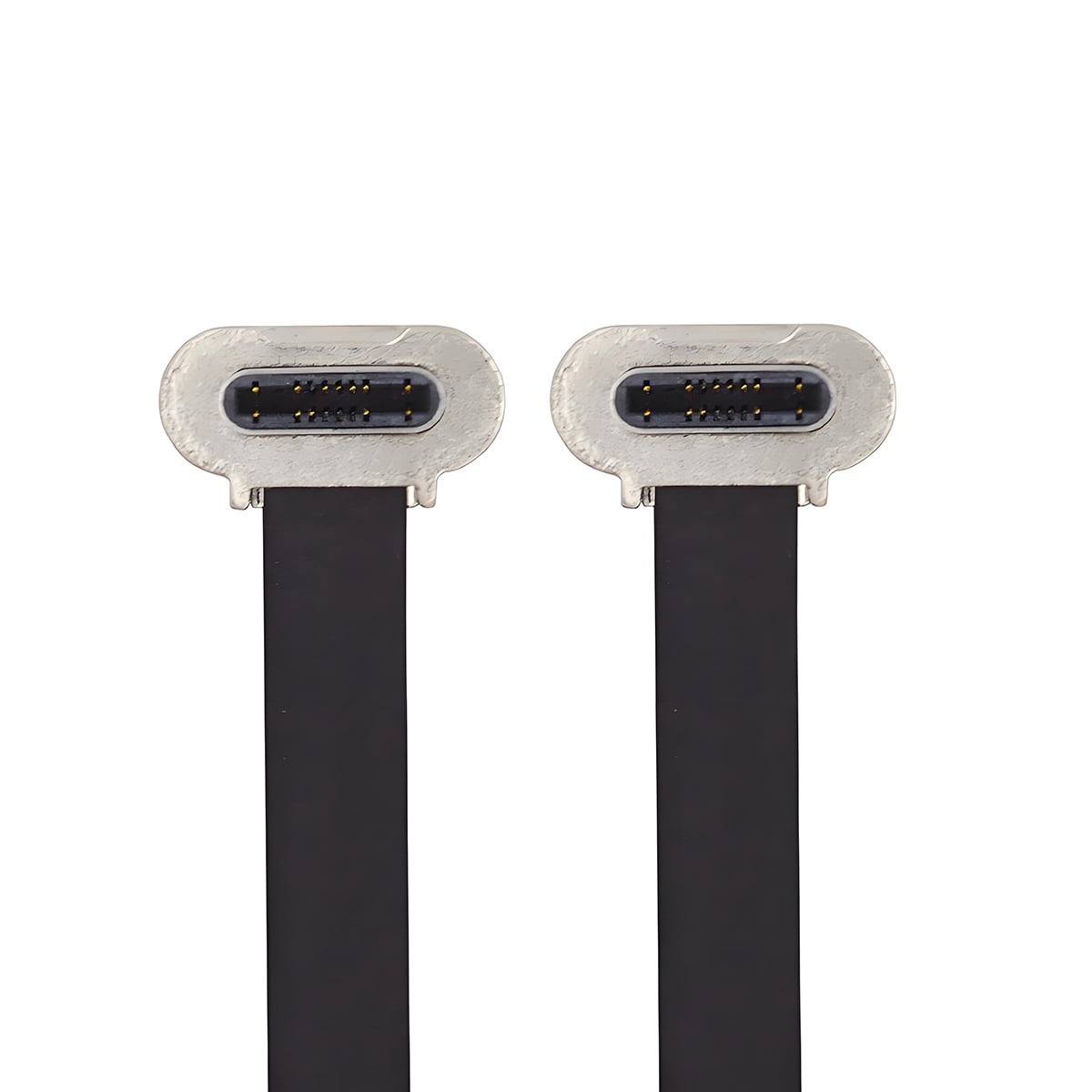 Xiwai Dual Angled Ultra Slim Flat USB-C Type C to USB-C Power USB2.0 ...