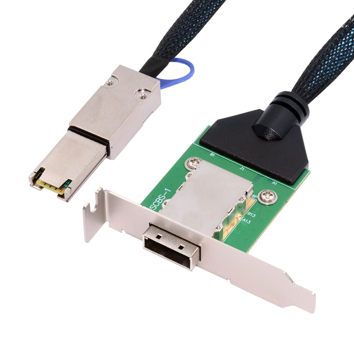 Xiwai External Mini SAS SFF-8088 Male to SFF-8088 Female Extension ...