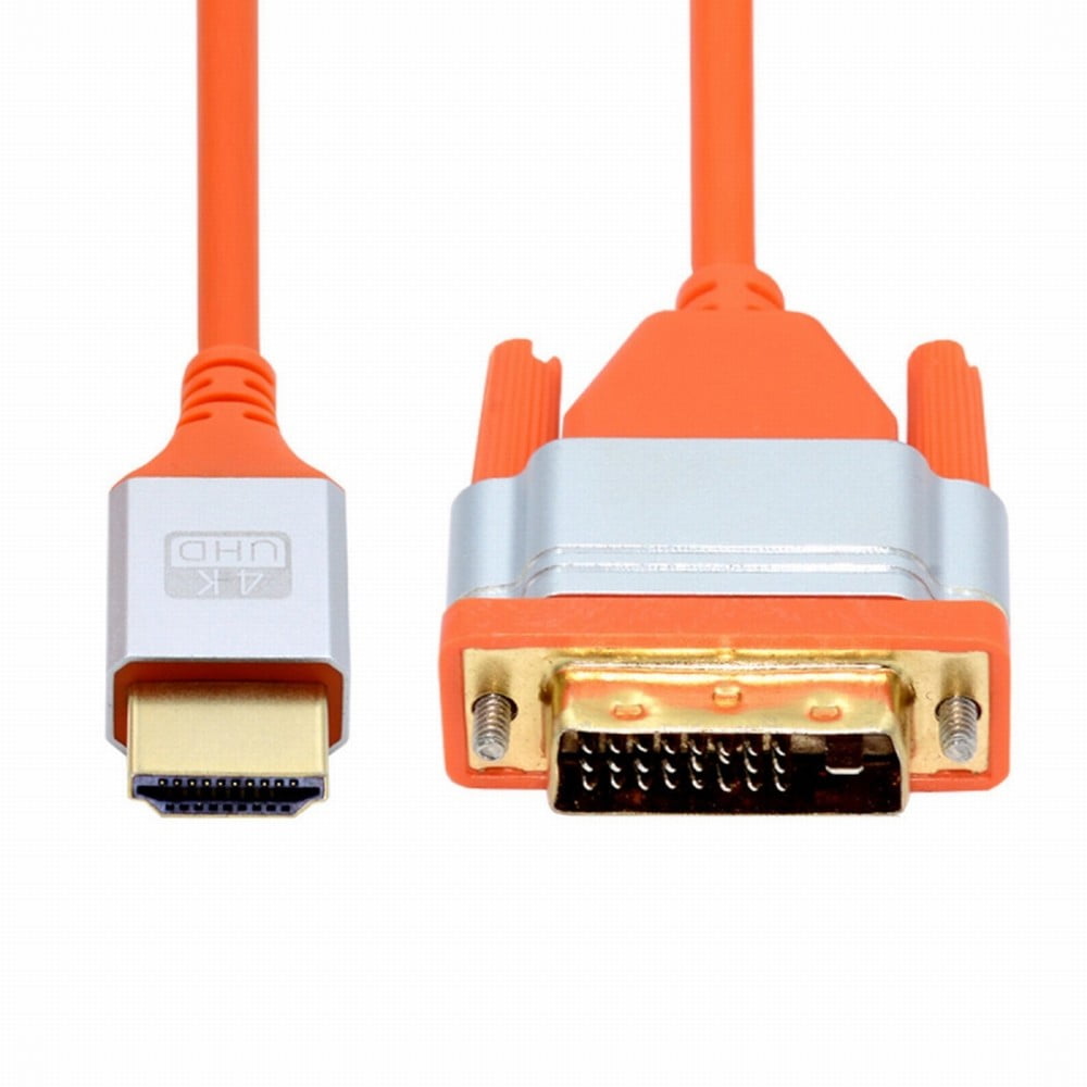 Xiwai HDMI 4K to DVI Ultra Soft High Flex HDTV Cable Hyper Super ...