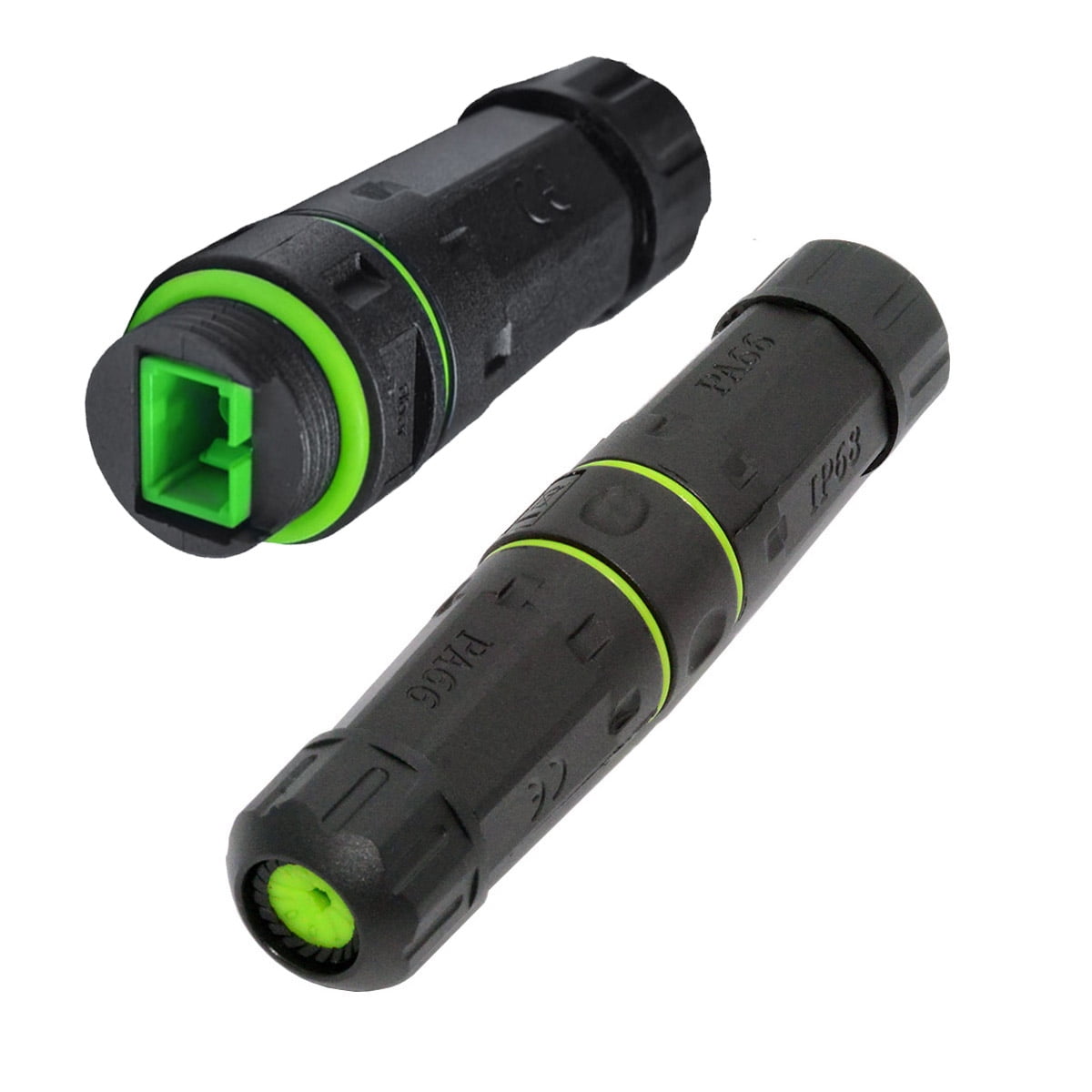 Xiwai M20 Locking IP68 Waterproof SC Female to SC Female Singlemode ...