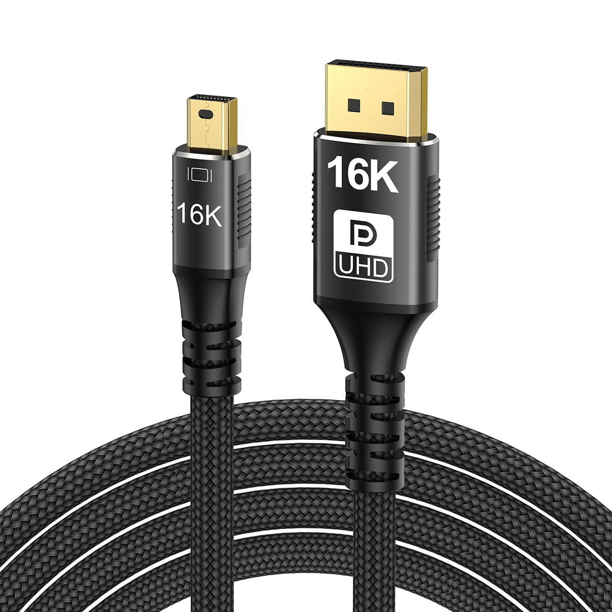 Xiwai Mini DisplayPort 2.1 Mini-DP 2.0 to DP Cable 16K 60hz Cable Ultra ...