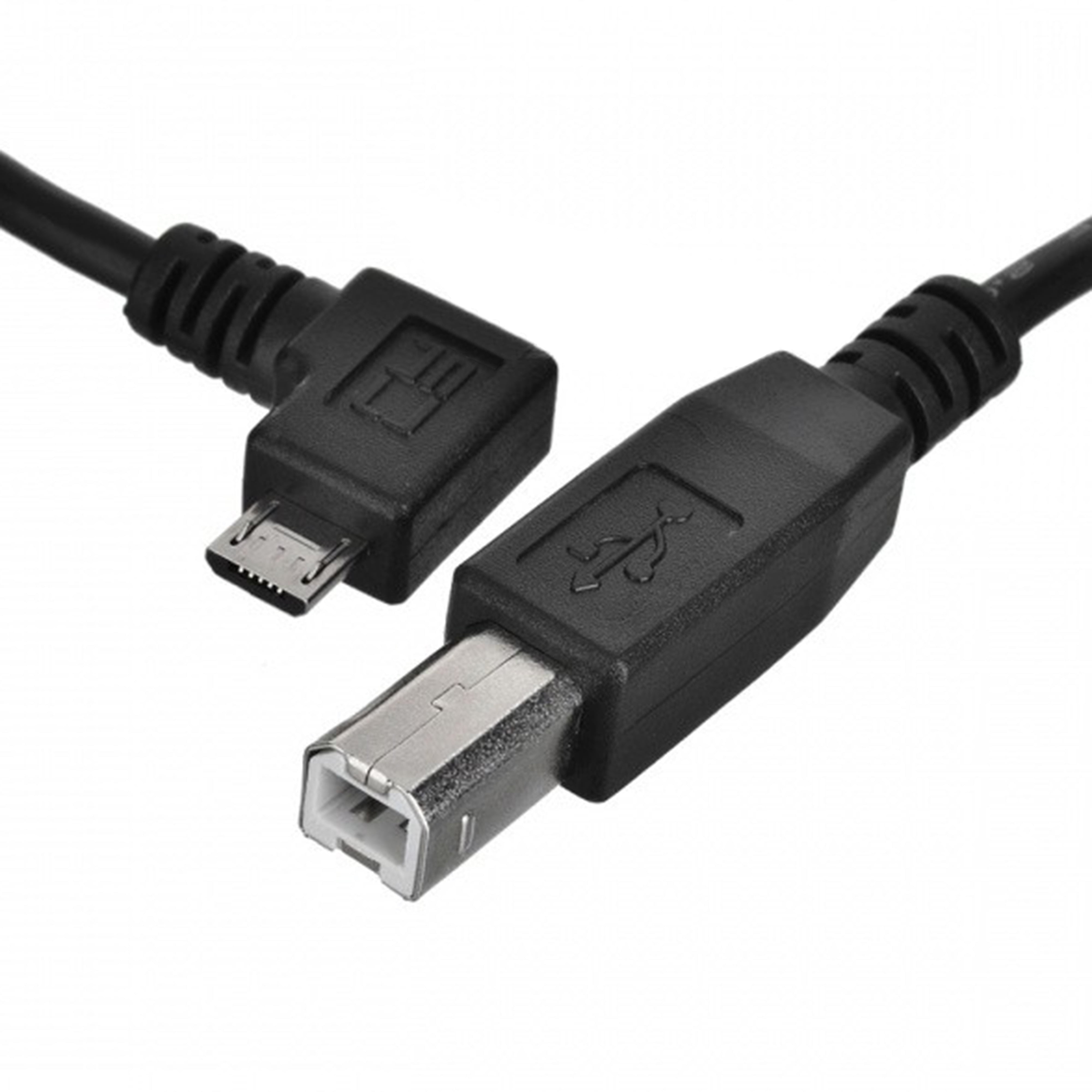 Xiwai Right Angled 90 Degree Micro USB OTG to Standard B Type Cable for ...