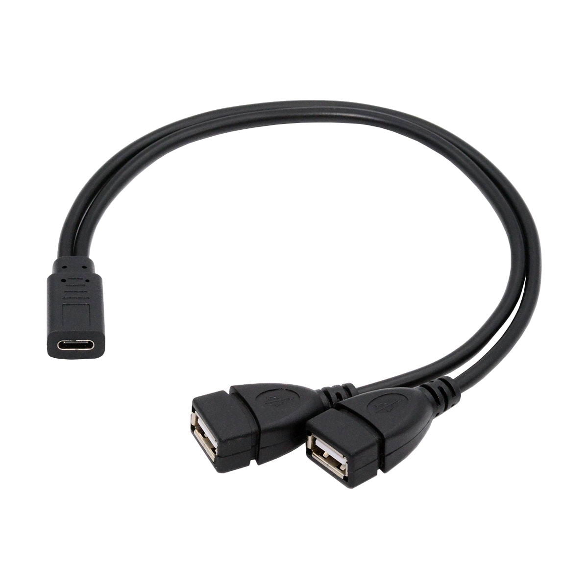 Xiwai Type-C USB-C Female DC 5V to Dual USB 2.0 Standard Type-A Female Splitter Extension Charge ...