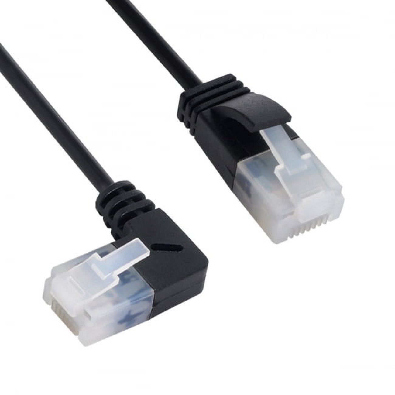 Xiwai Ultra Slim Cat6 Ethernet Cable RJ45 Left Angled to Straight UTP ...
