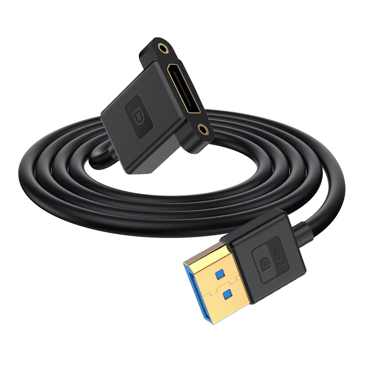 Xiwai Ultrafine DisplayPort 1.4 DP Male to Female Extension Cable 8K ...