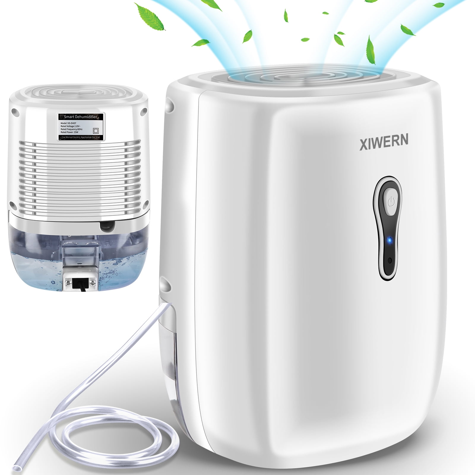 Xiwern Small Dehumidifiers for Room,27oz Portable Water Tank,Ultra ...