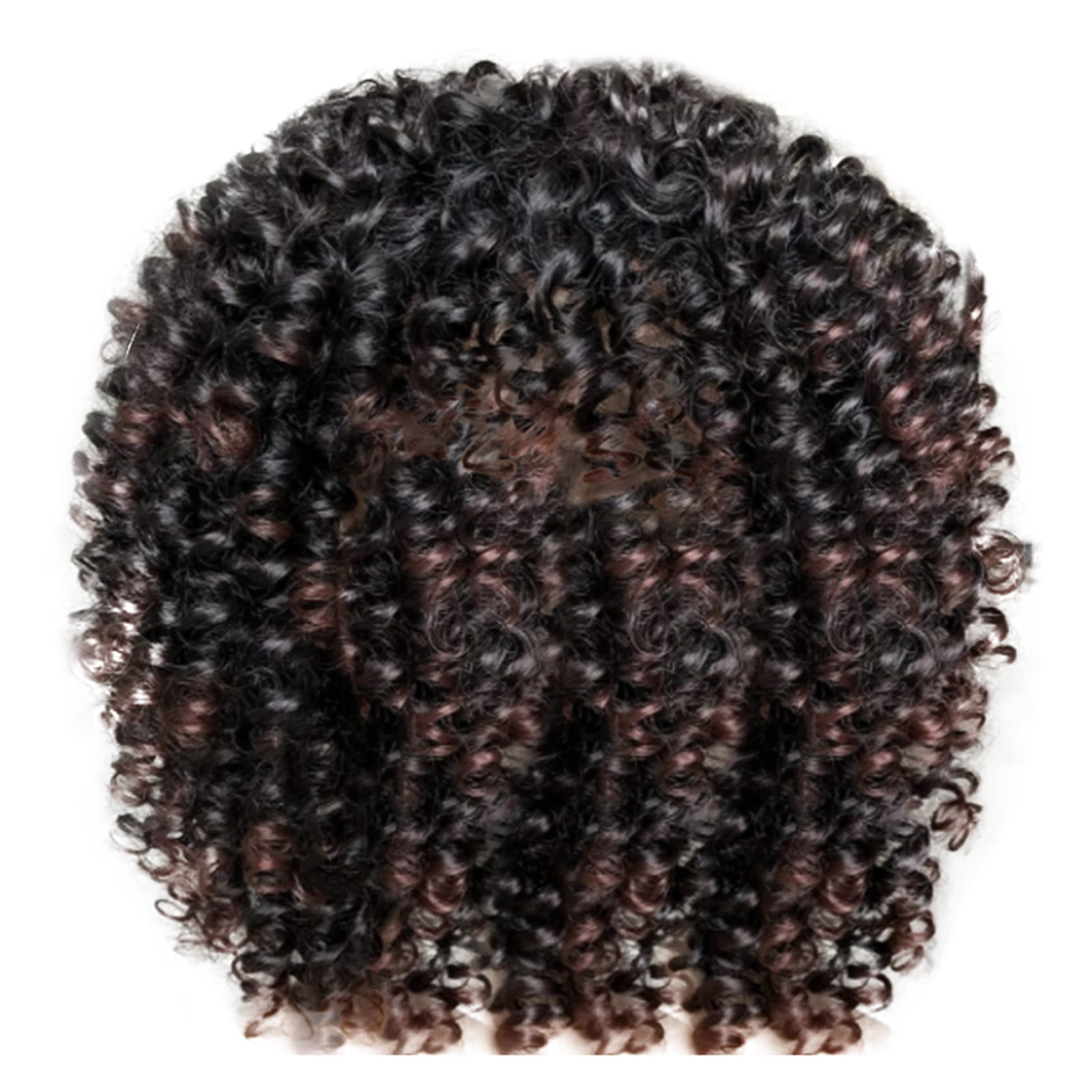 Xixili Women's Short Curly Hair Wigs Explosive- Head Wigs European And ...