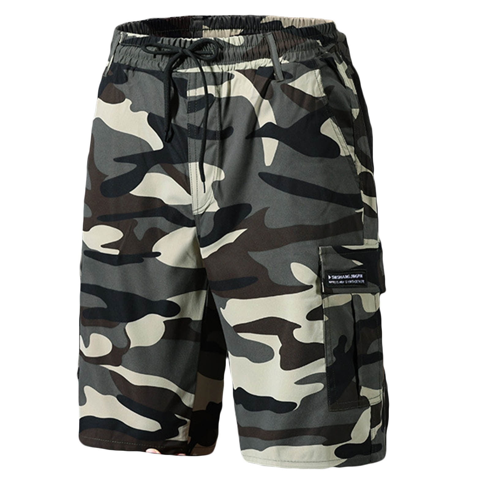 Xixinqiwan Savings!Mens Athletic Shorts,Men's Camo Cargo Shorts ...