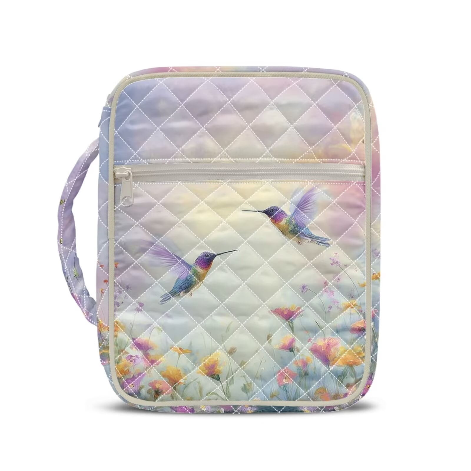 Xixirimido Bible Cover Case Large Quilted Bible Carrying Case with ...