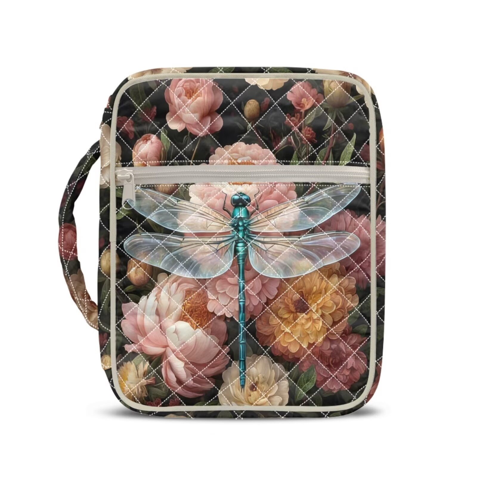 Xixirimido Bible Cover Case Large Quilted Bible Carrying Case with ...