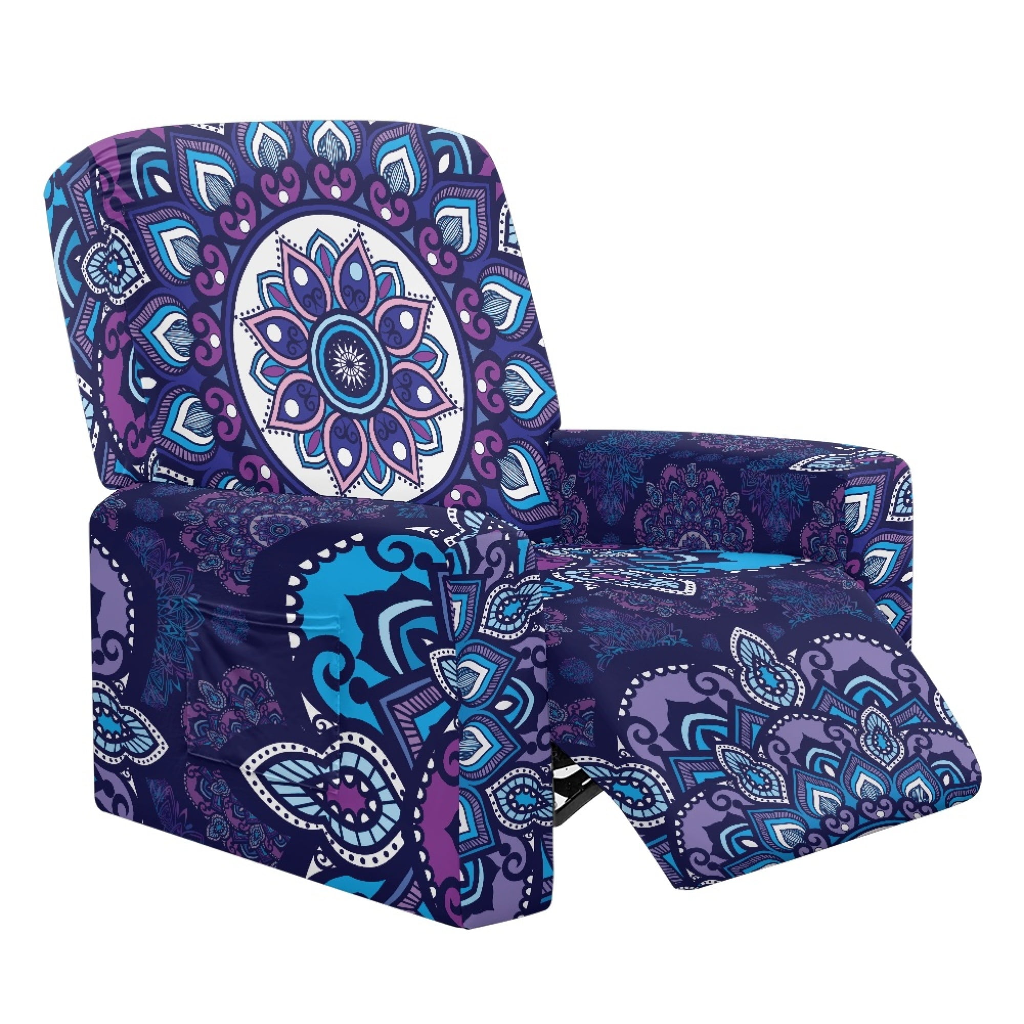 Xixirimido Boho Mandala Designs Pattern Recliner Chair Cover 4-Pieces ...