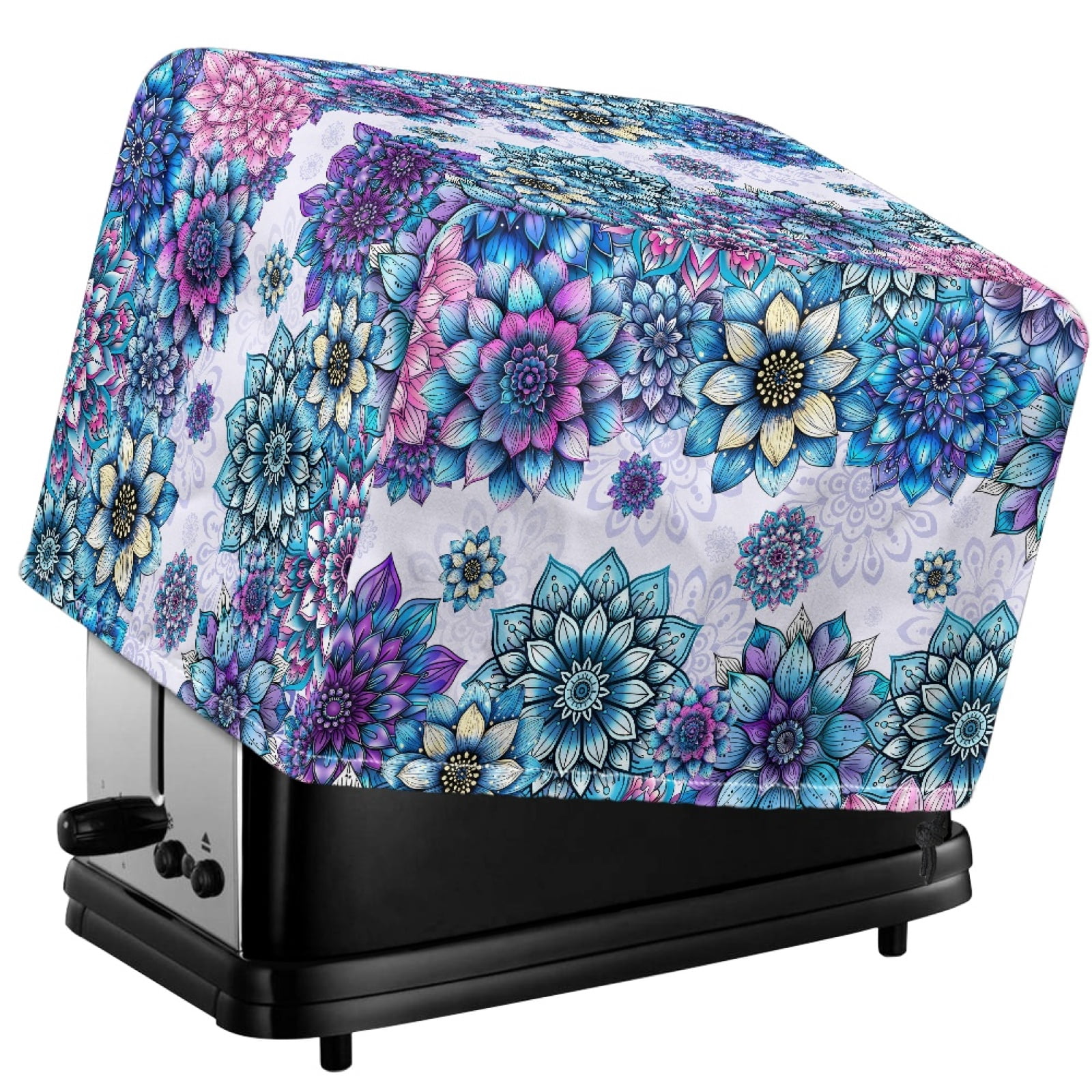 Xixirimido Boho Mandala Flower Print Toaster Covers Quilted Toaster ...