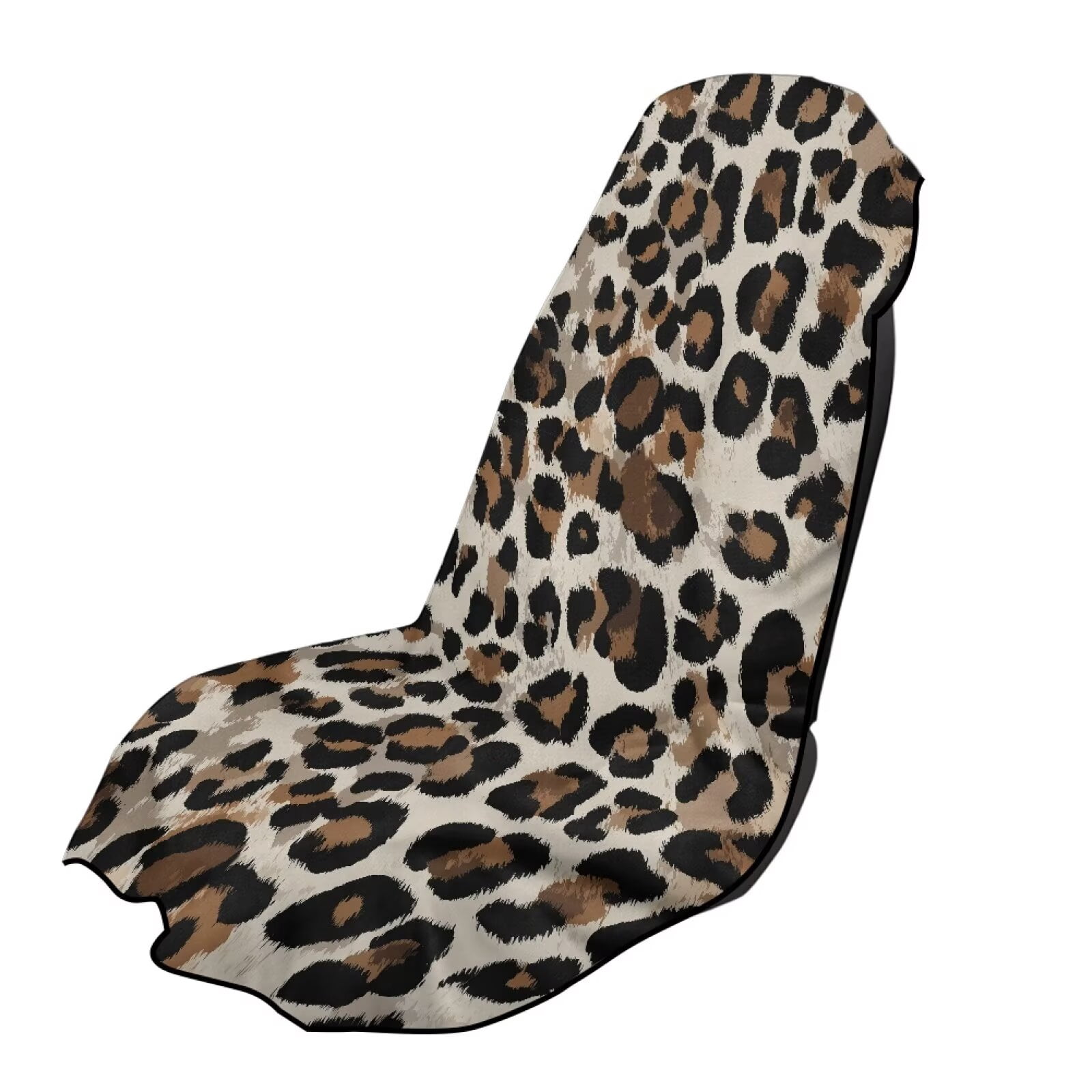 Xixirimido Brown Leopard Print Sweating Car Seat Cover for Post Gym ...