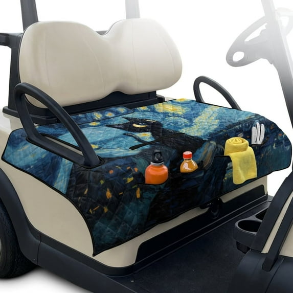 Xixirimido Golf Cart Seat Covers, Golf Cart Seat Towel Blanket with 4 ...