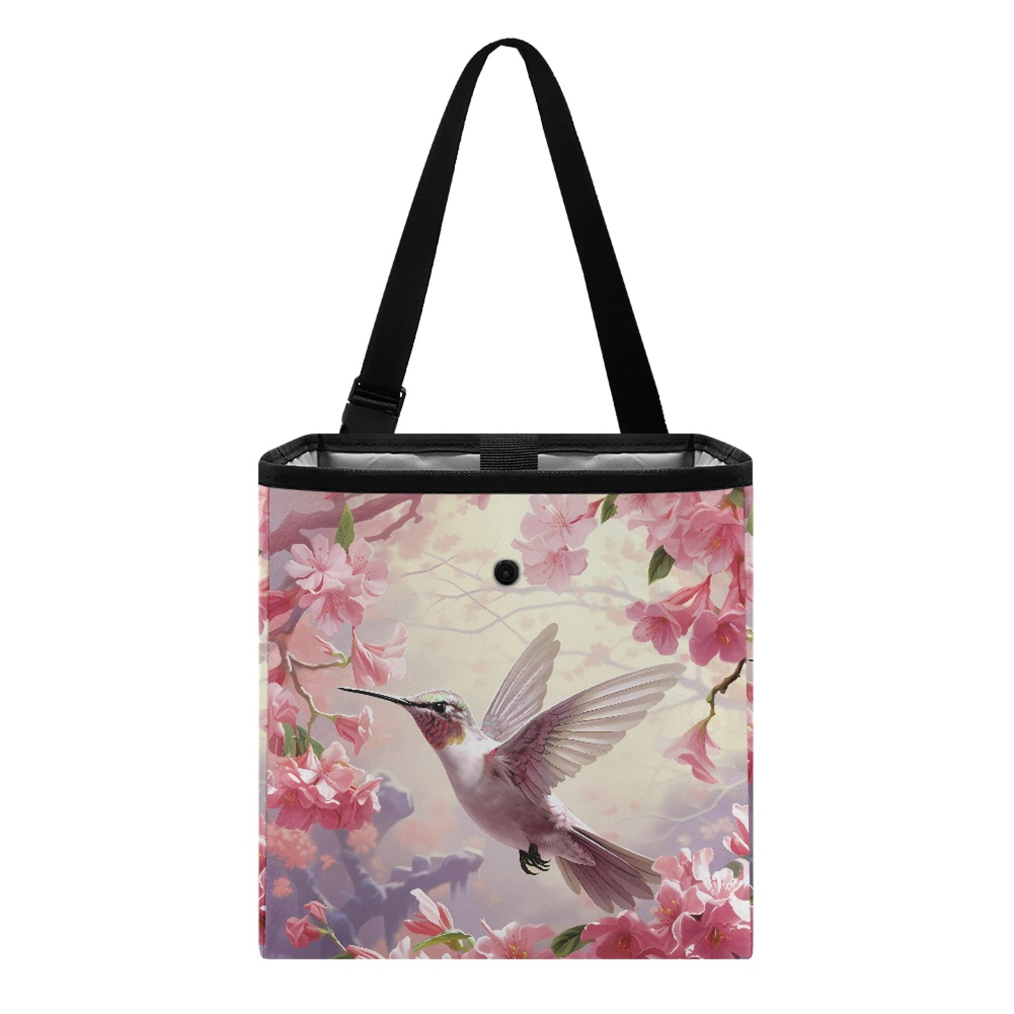 Xixirimido Hummingbird Car Trash Can Hanging Trash Bin Leak-Proof ...